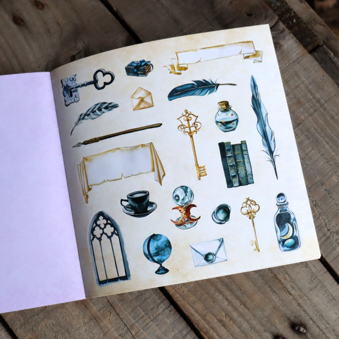 Mystical Ephemera! An Enchanting Vintage Sticker Book – SS Great ...