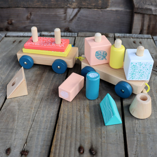 Wooden Stacking Train Set – SS Great Britain Shop