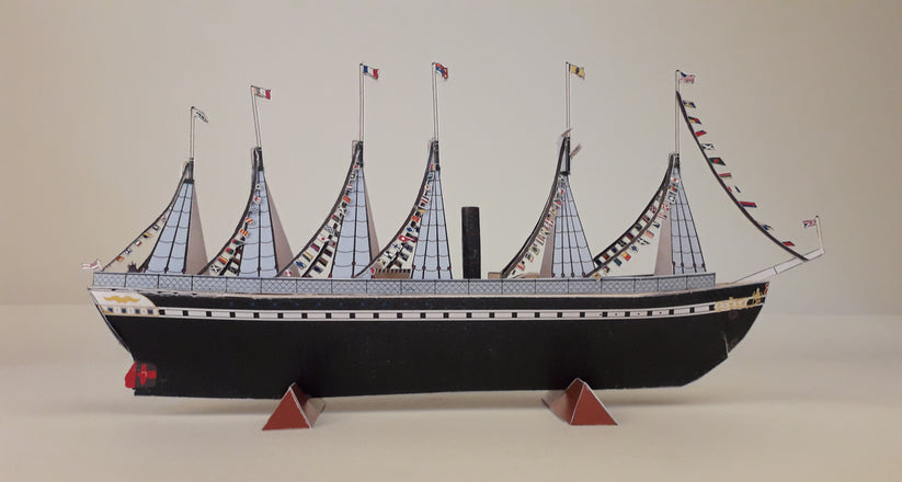 SSGB Easy Cut and Play Paper Model – SS Great Britain Shop